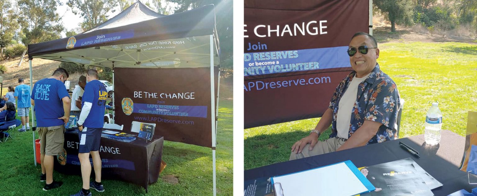 Recruitment Booth at Community Rally - Los Angeles Police Reserve ...