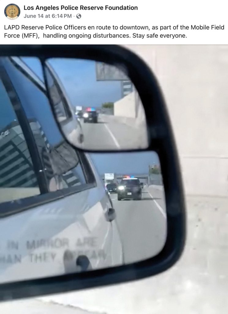 Reserves on the Move - Los Angeles Police Reserve Foundation